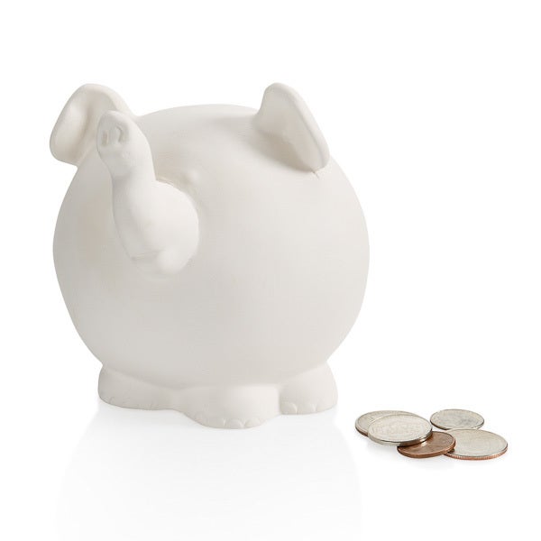 Pudgy Elephant Bank | Freestyle Ceramics & Tufting